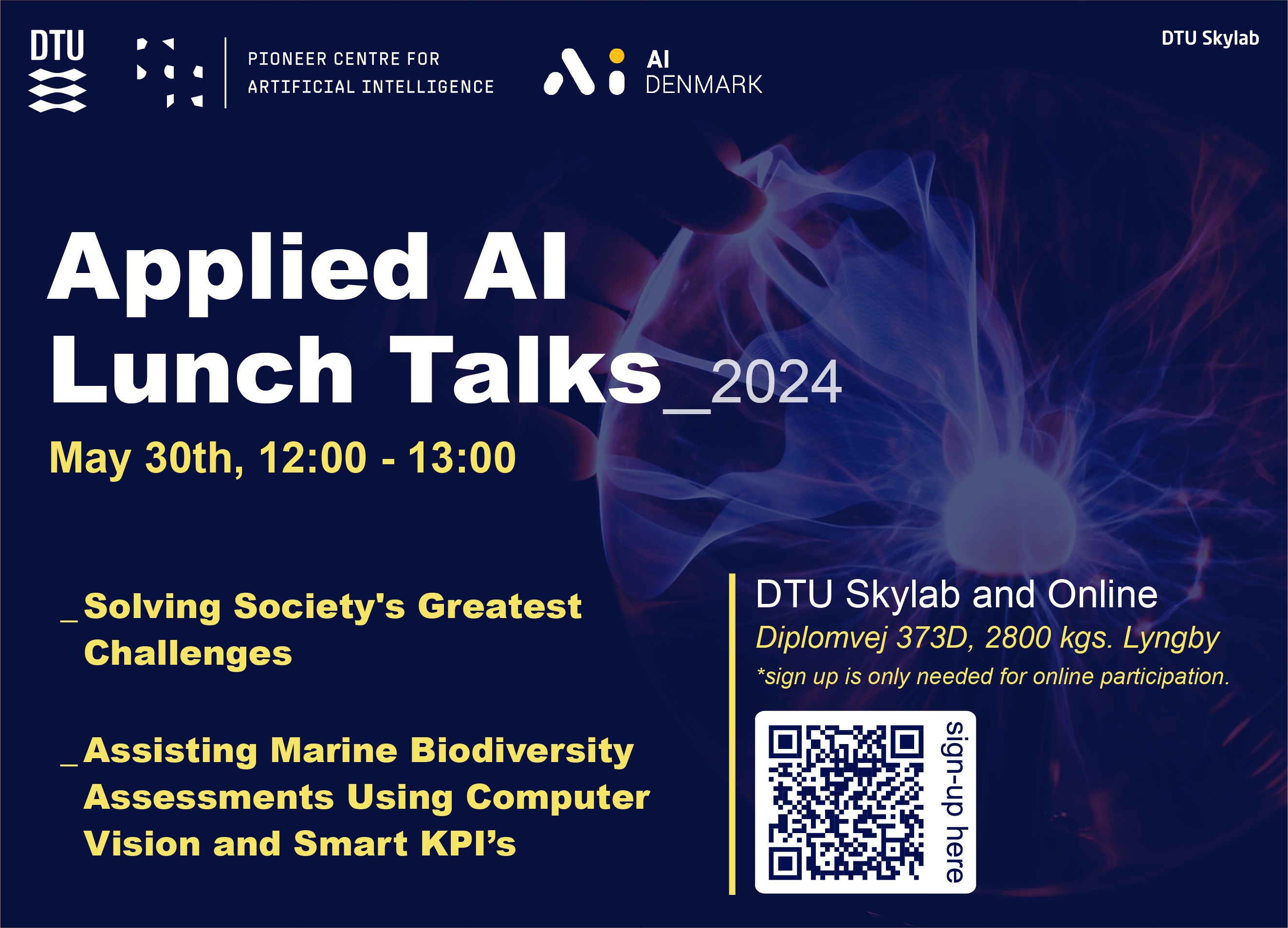 DTU Skylab: Applied AI Lunch Talks | Event | Pioneer Centre for Artificial Intelligence